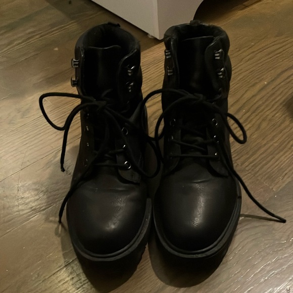 Universal Thread | Shoes | Universal Thread Black Combat Boots | Poshmark